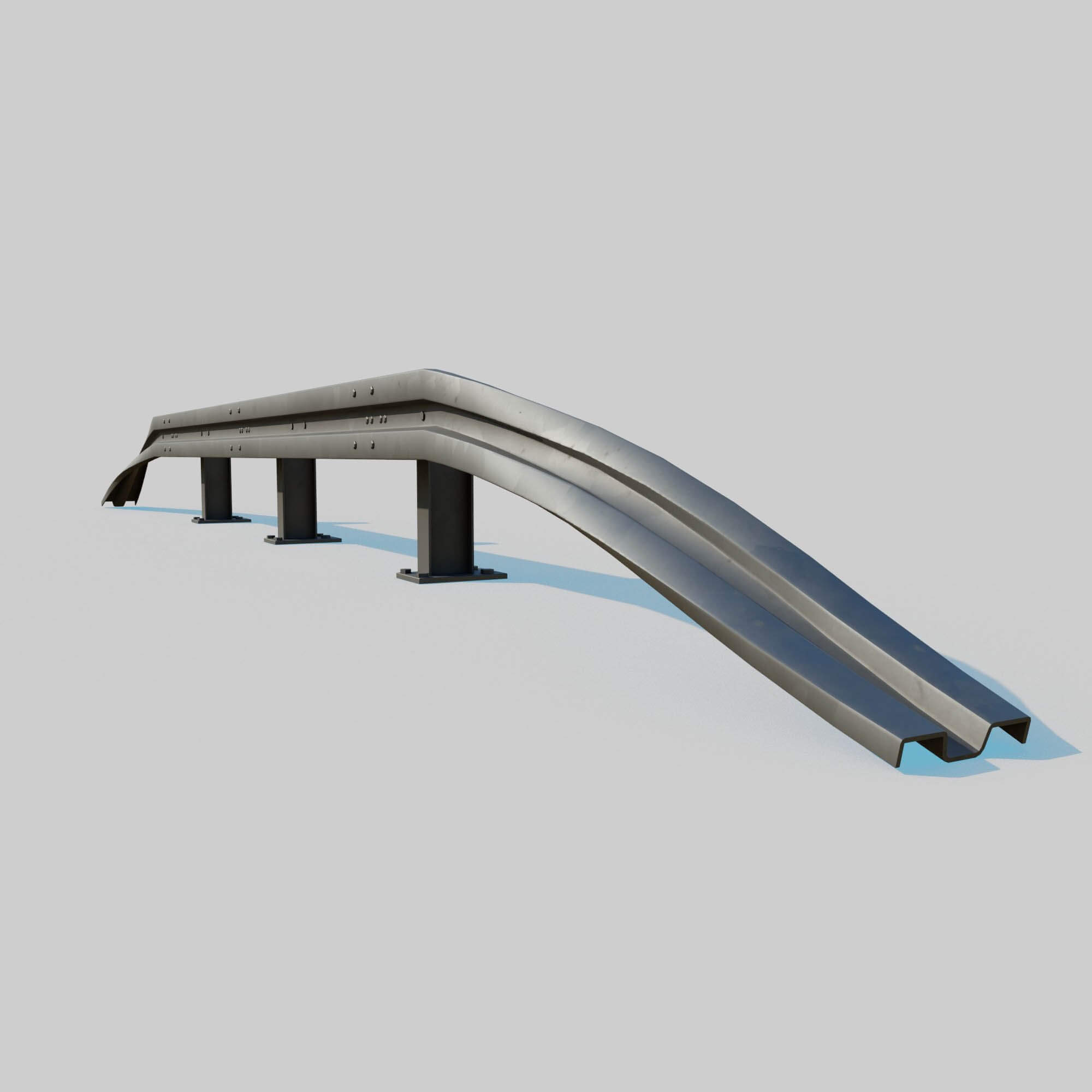 Guard Rail - 3D Model by kambur