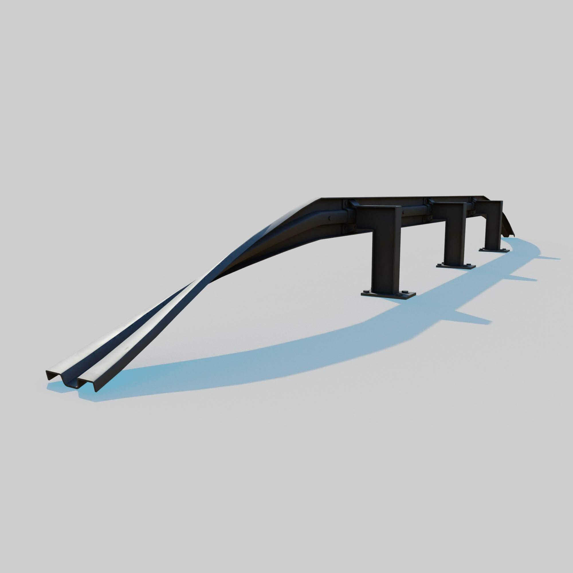Guard Rail - 3D Model by kambur