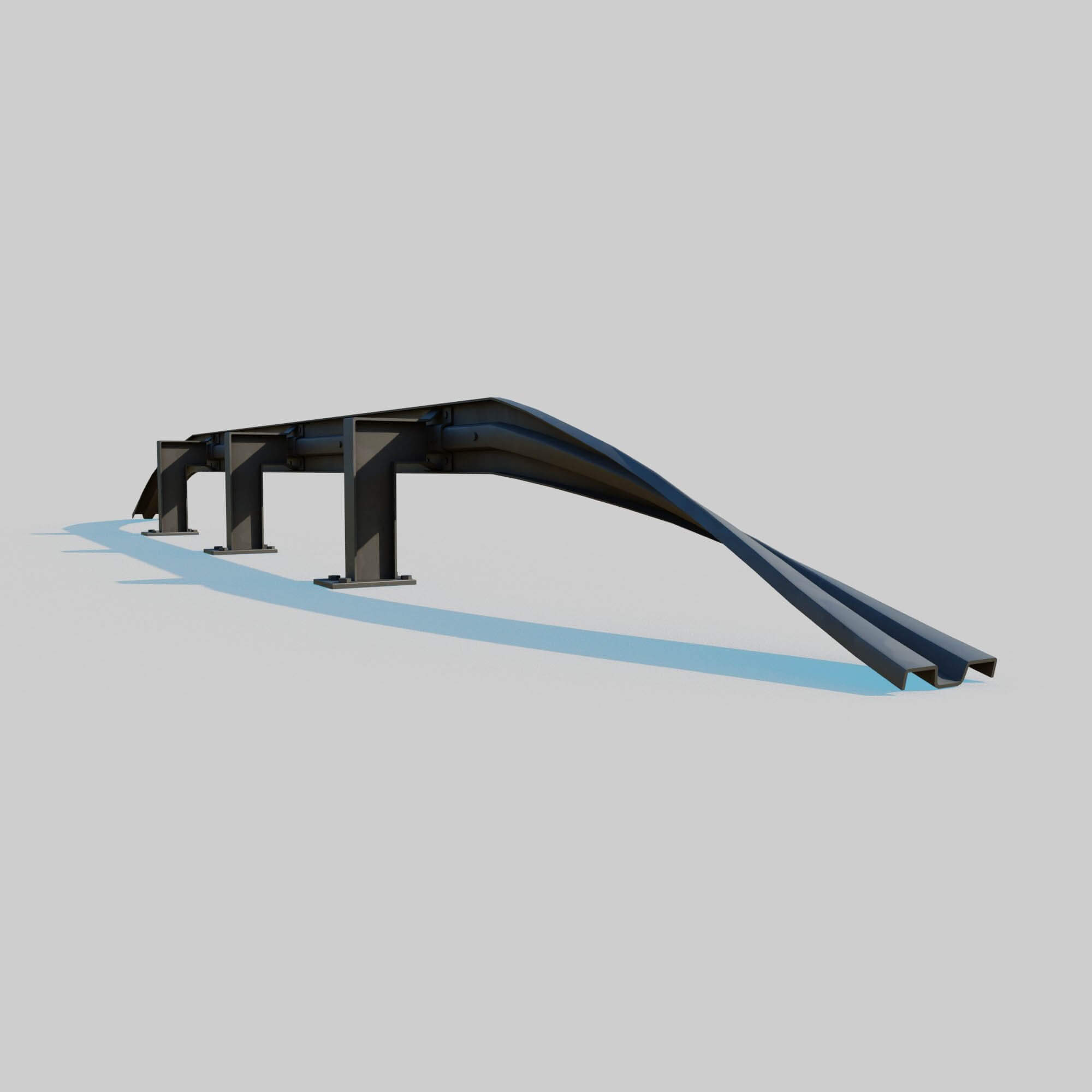 Guard Rail - 3D Model by kambur