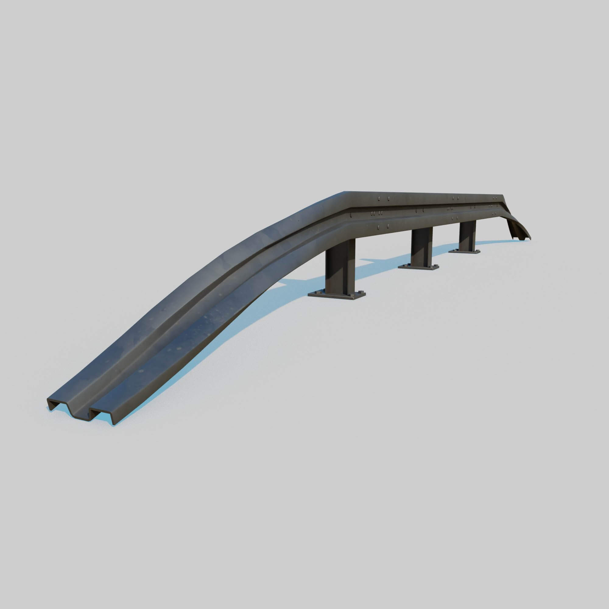 Guard Rail - 3D Model by kambur