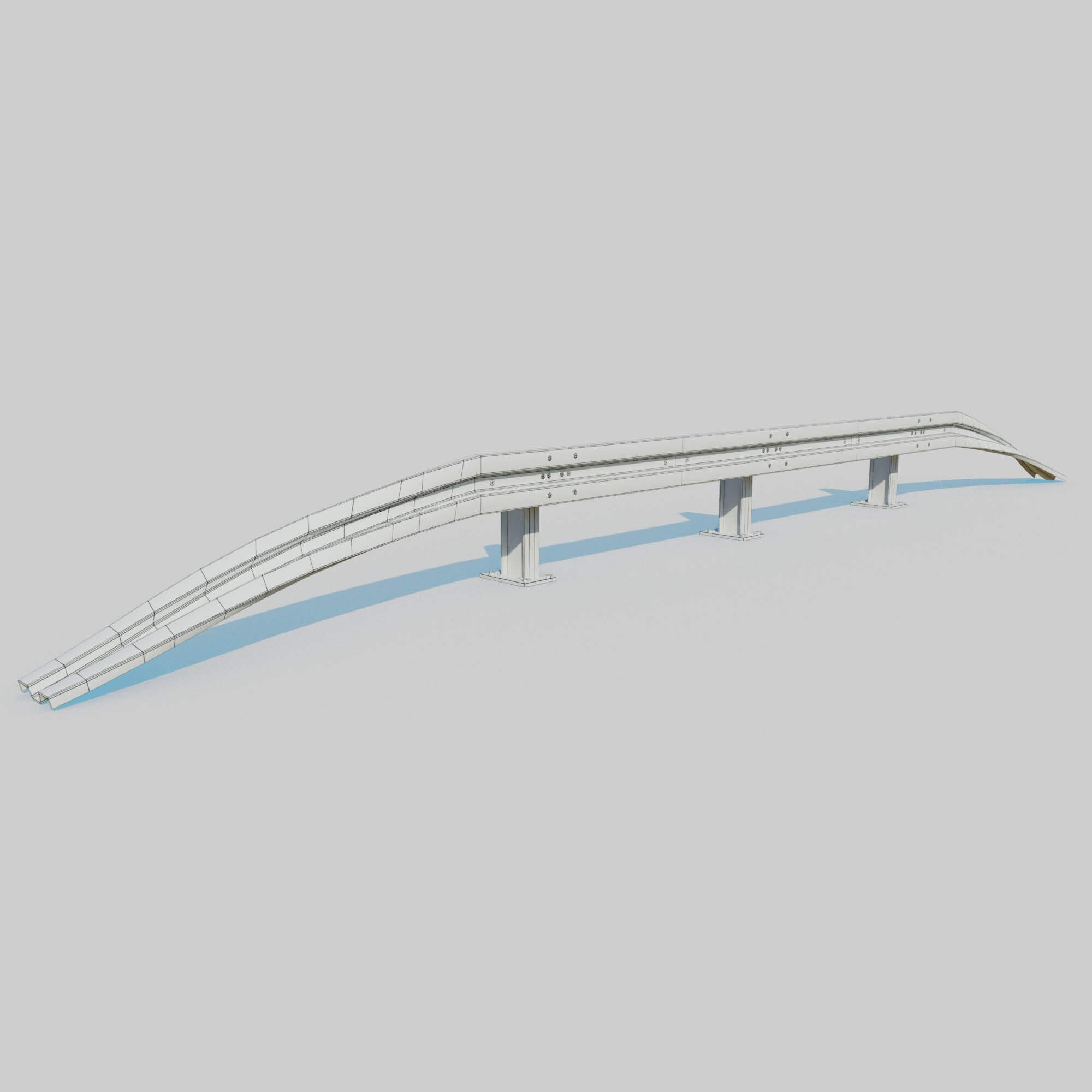 Guard Rail - 3D Model by kambur