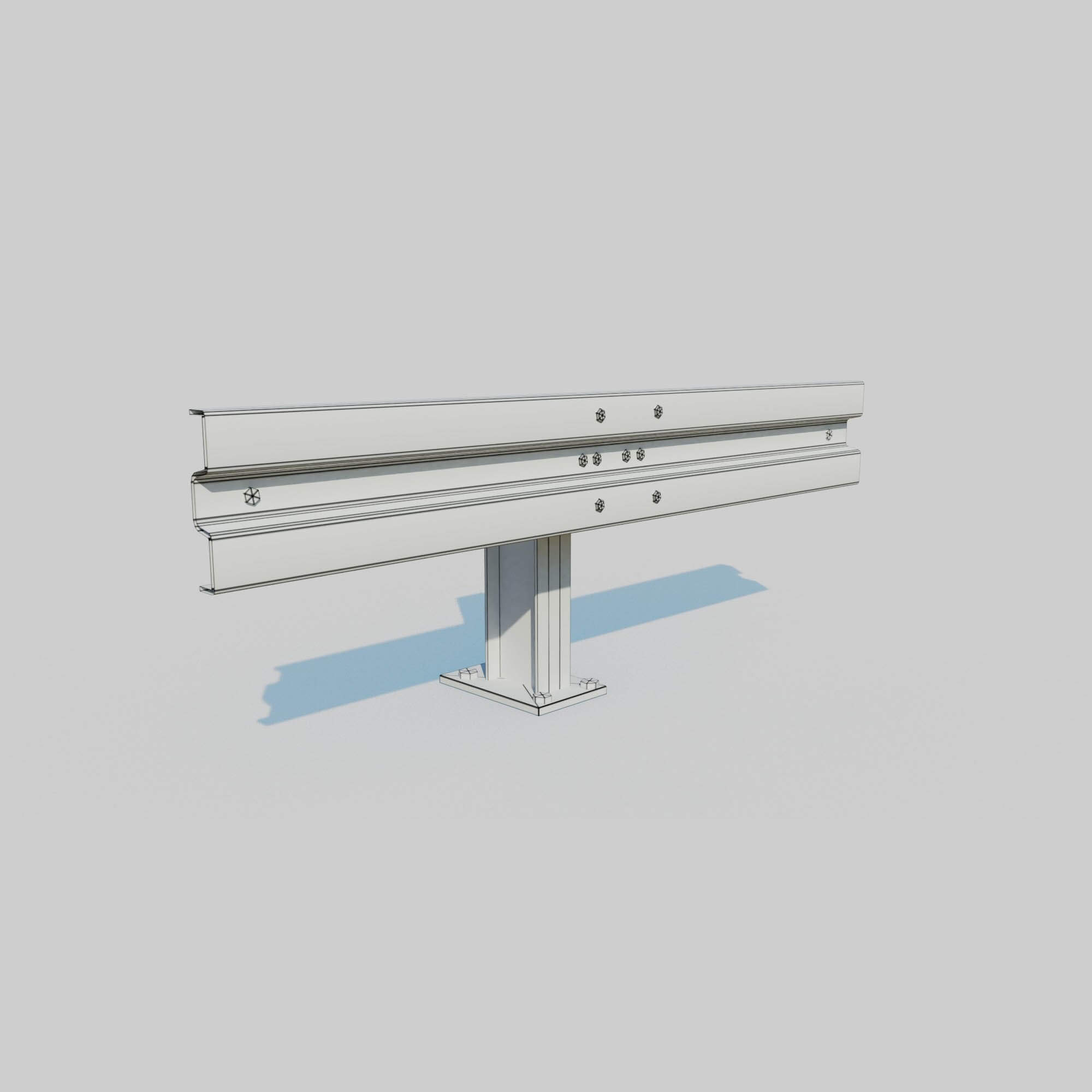 Guard Rail - 3D Model by kambur
