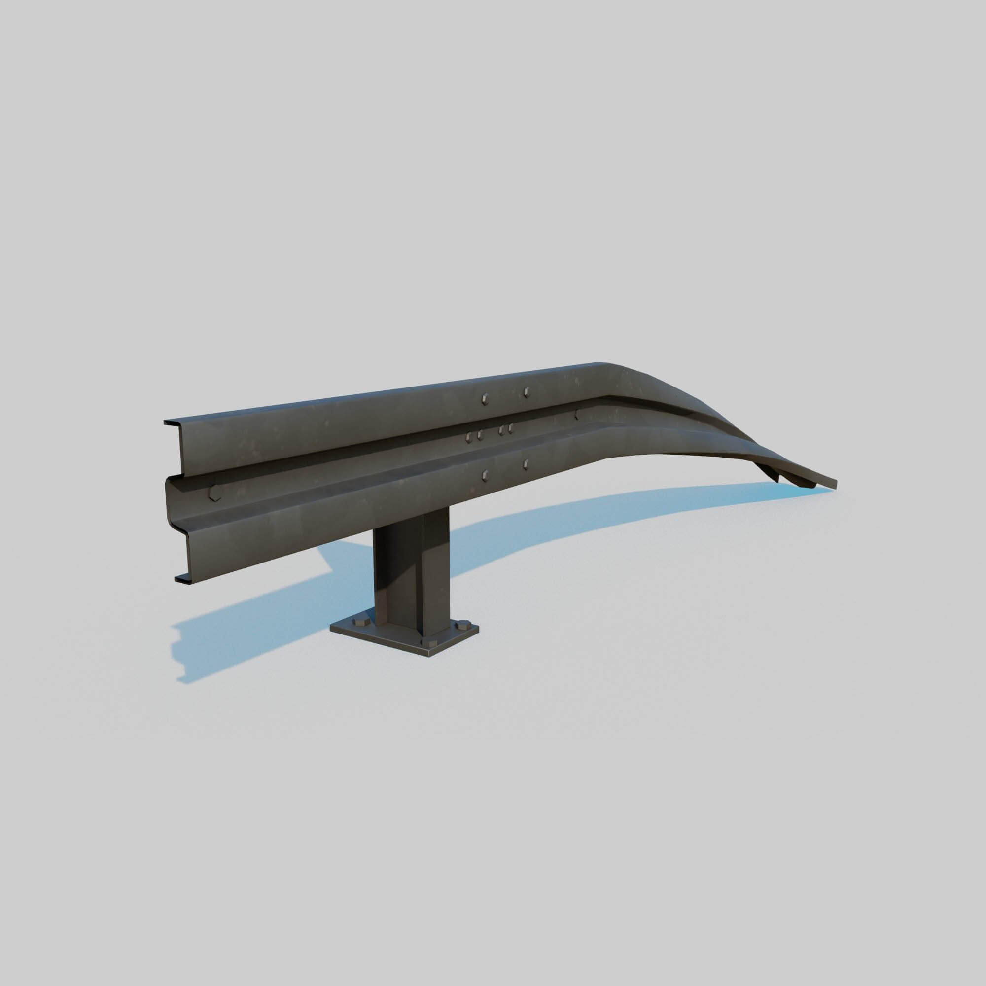 Guard Rail - 3D Model by kambur