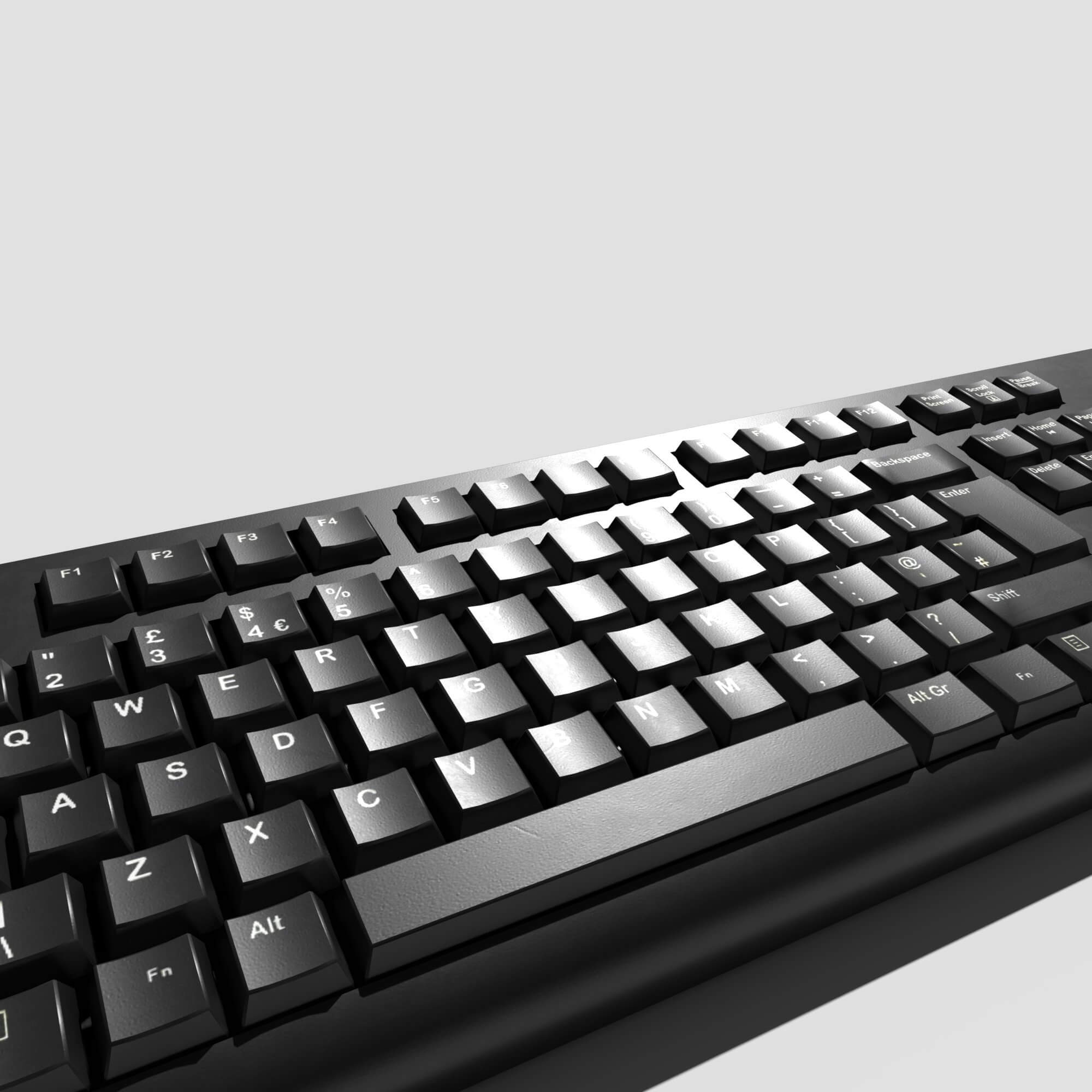 Keyboard - 3D Model by kambur