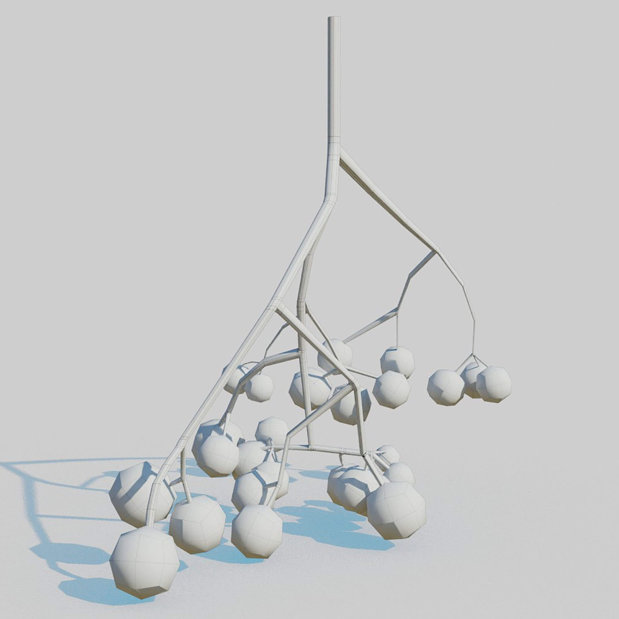 Mountain Ash Fruit - 3D Model by kambur