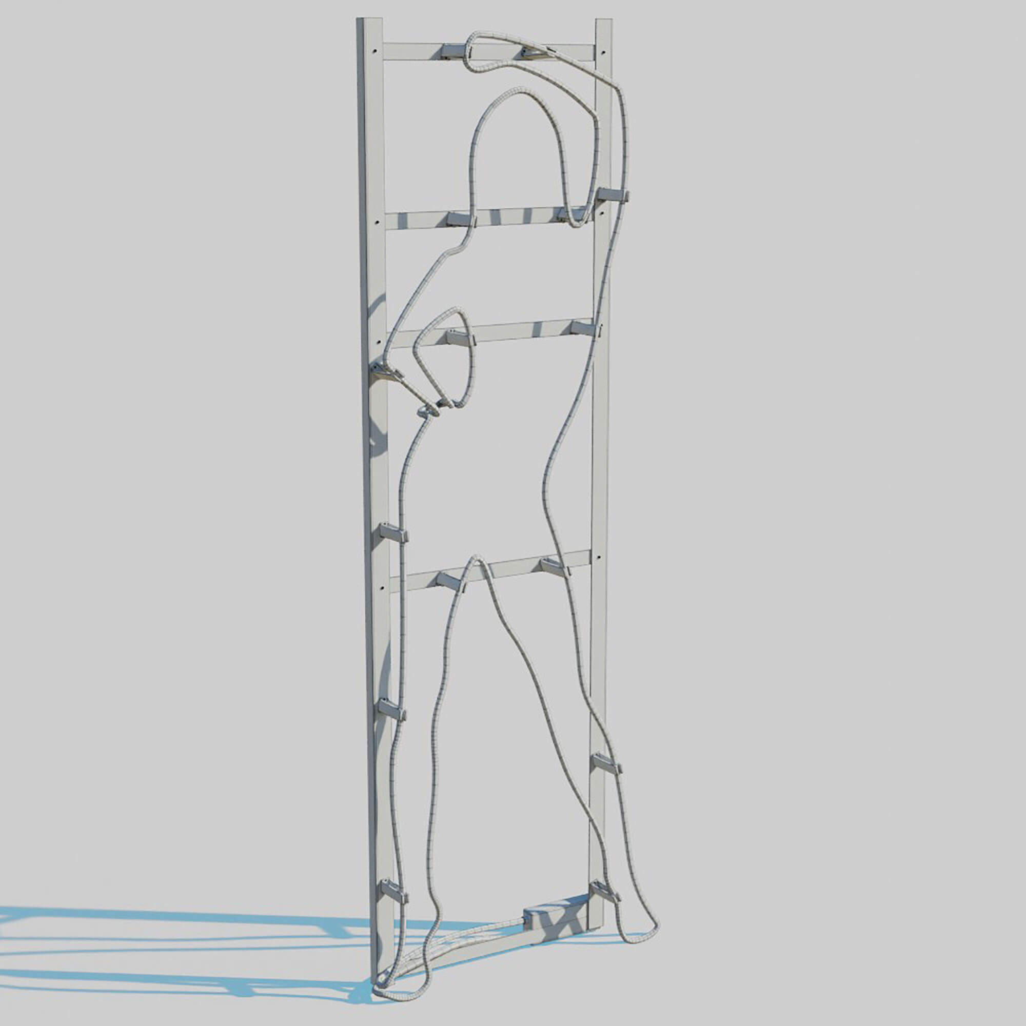 Neon Girl Sign 3d Model By Kambur