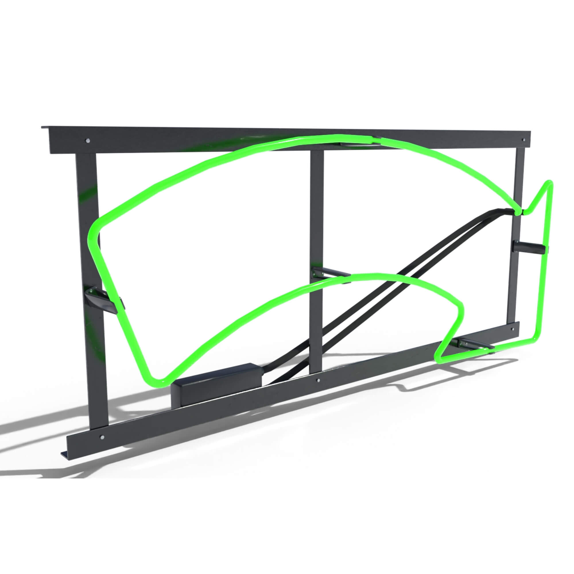 Neon Green Arrow Sign - 3D Model by kambur