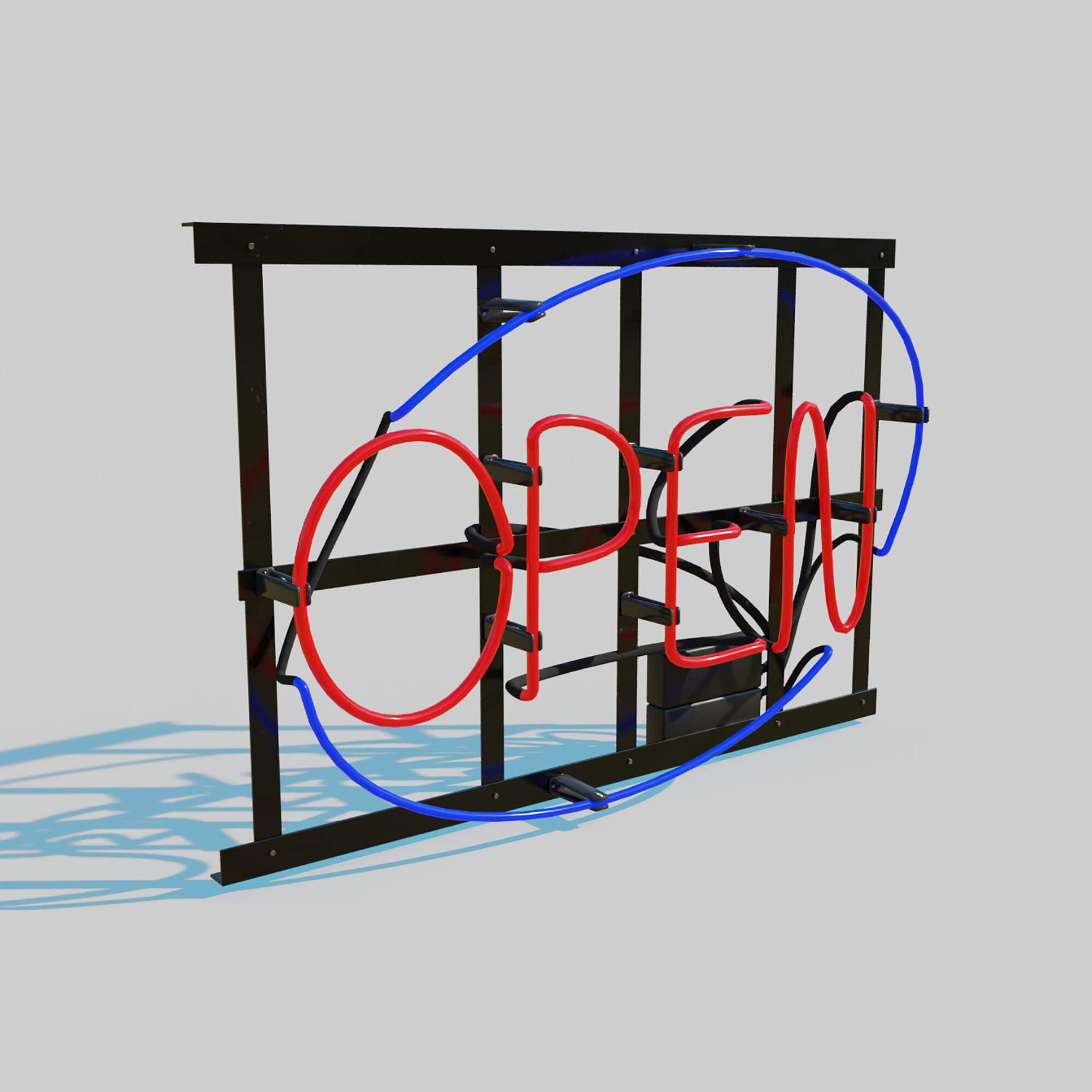 Neon Signs - 3D Model by kambur