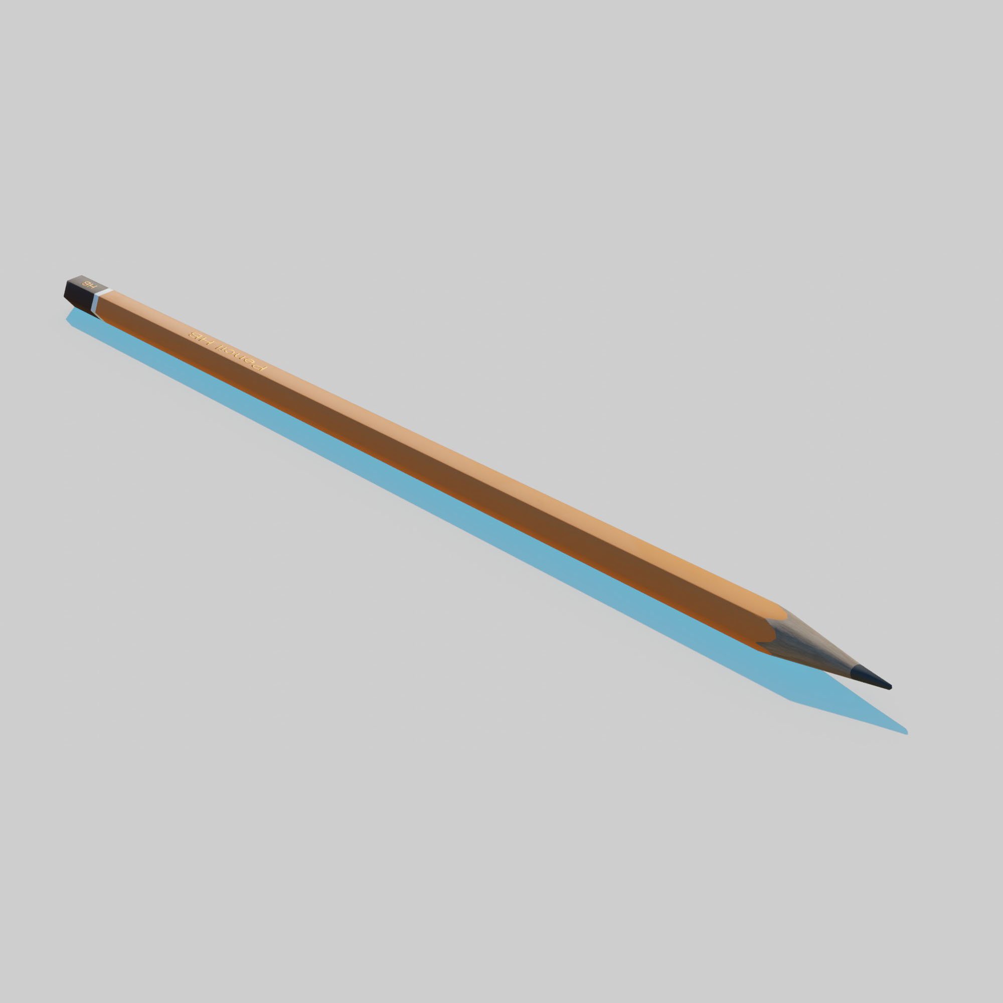 Pencil HB - 3D Model by kambur