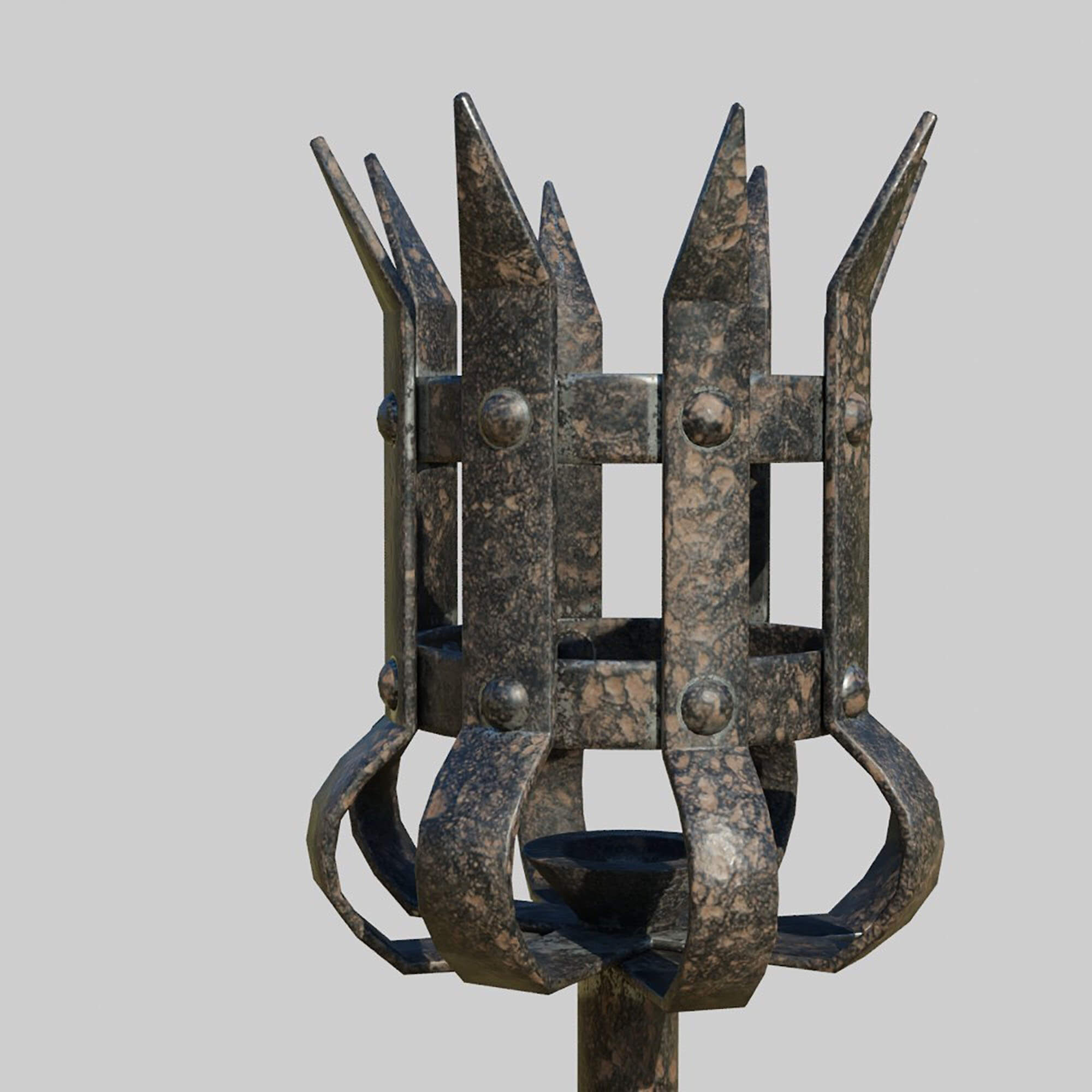 Standing Torch - 3D Model by kambur