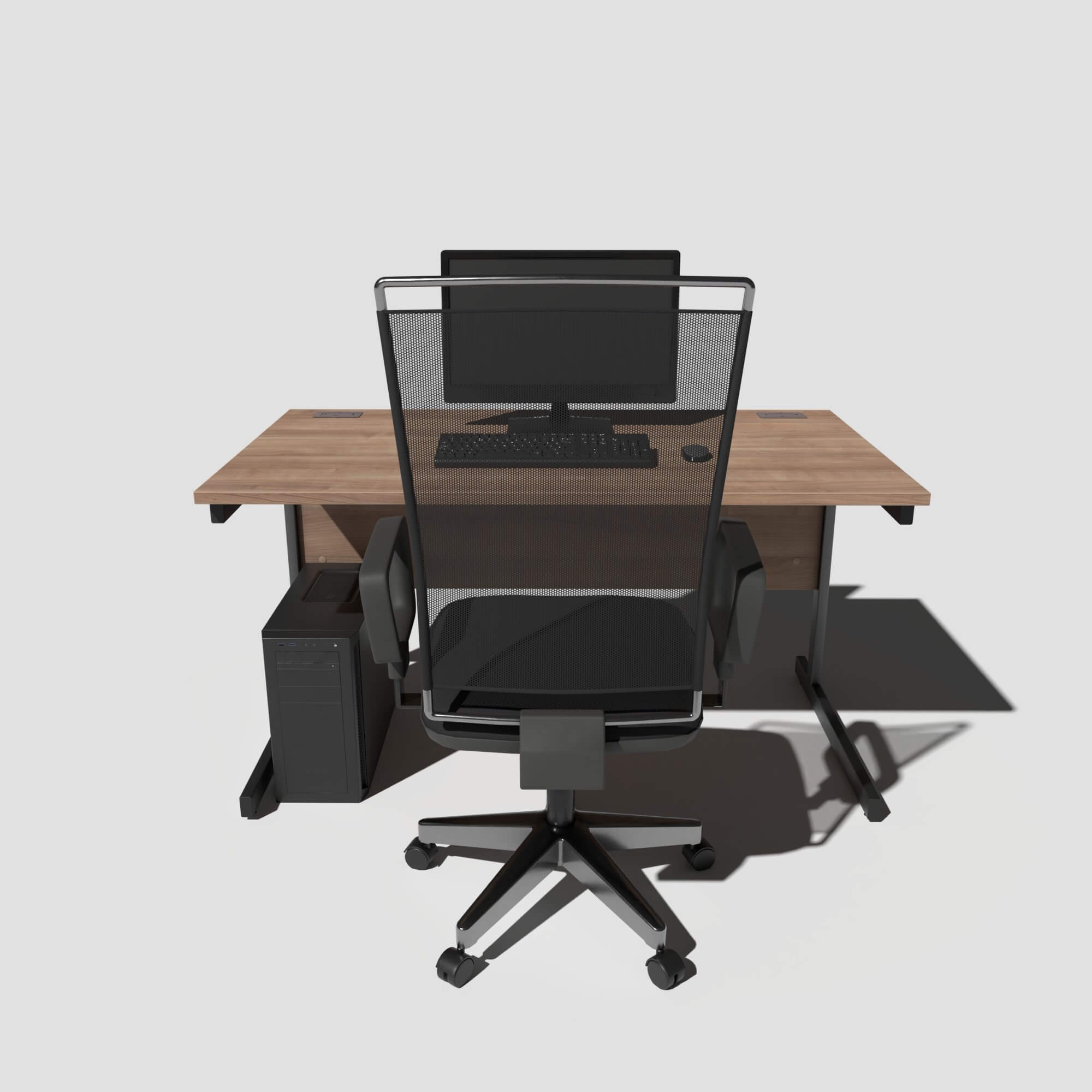 Office Workstation - 3D Model by kambur