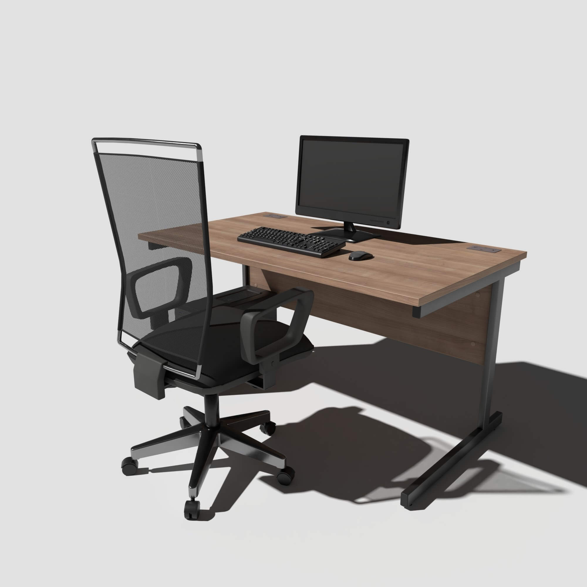 Office Workstation - 3D Model by kambur