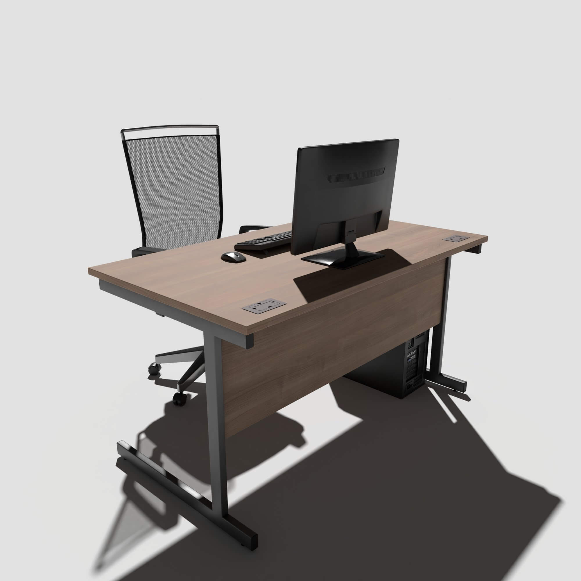 Office Workstation - 3D Model by kambur