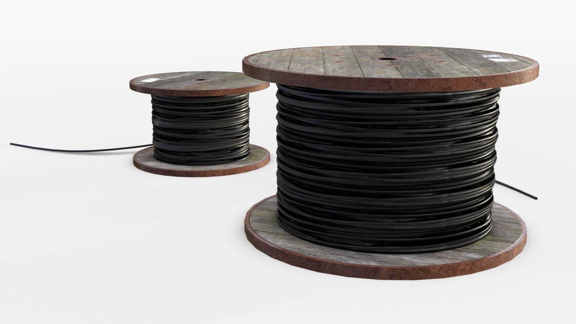 Cable Reels - 3D Model by KangaroOz 3D