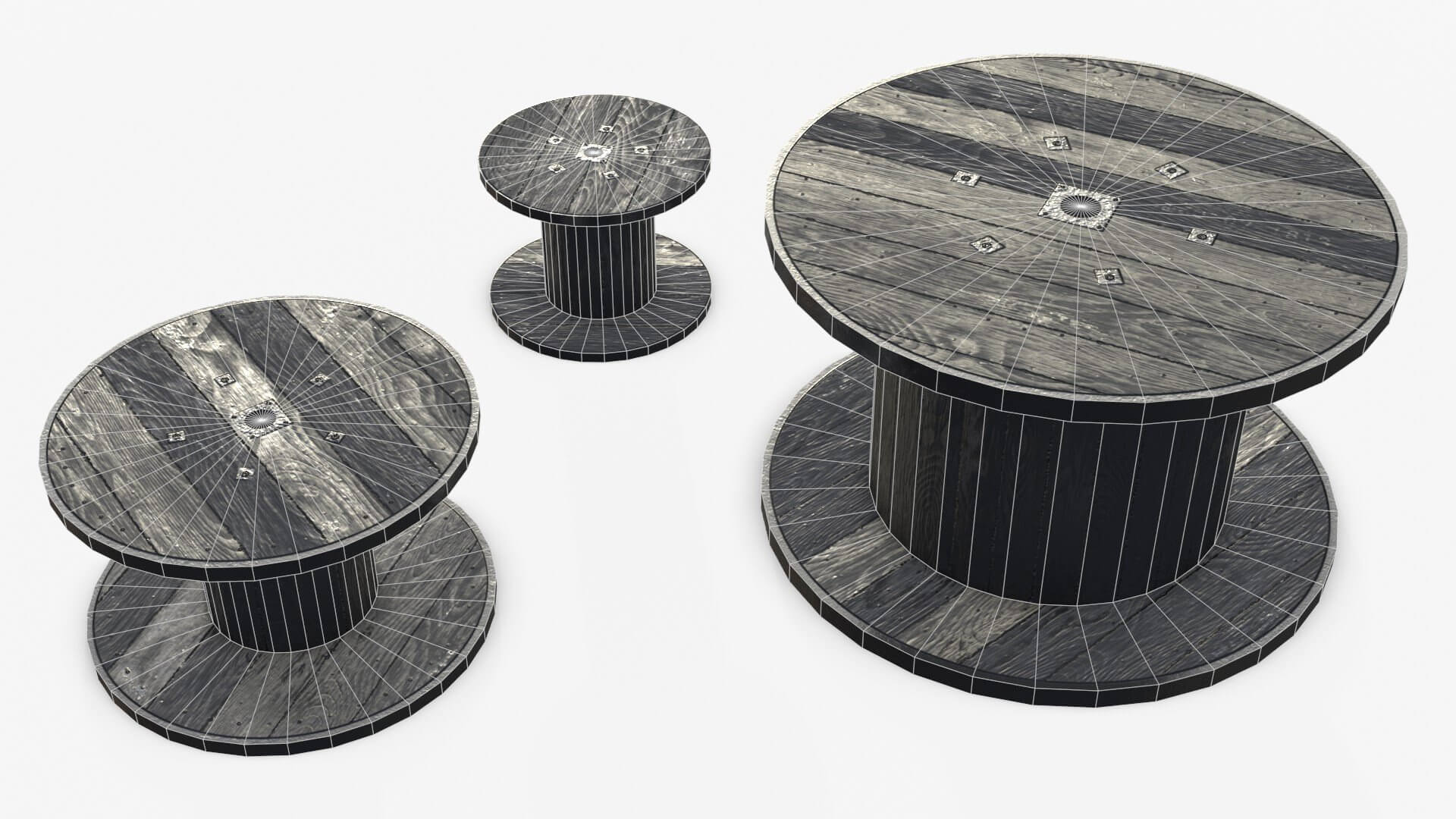 Cable Reels - 3D Model by KangaroOz 3D