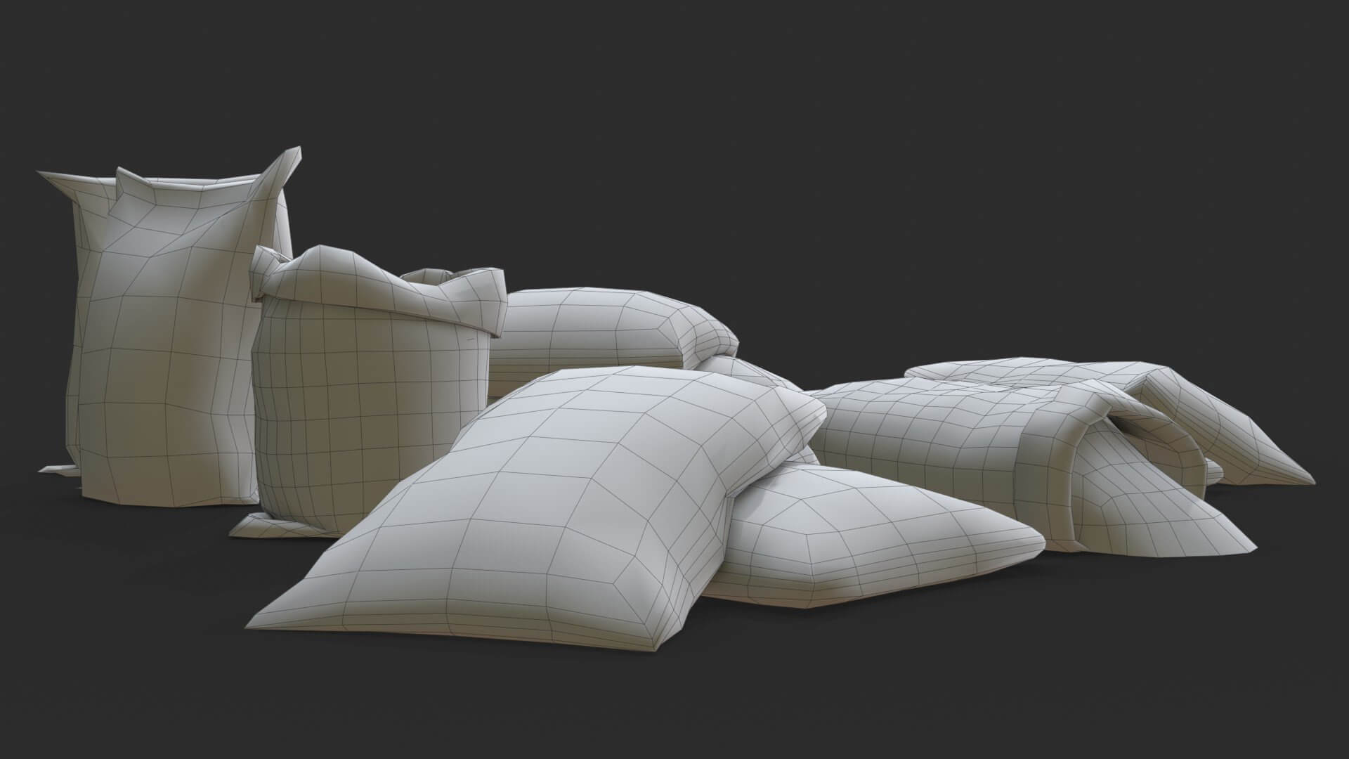 Cement Bags - 3D Model by KangaroOz 3D