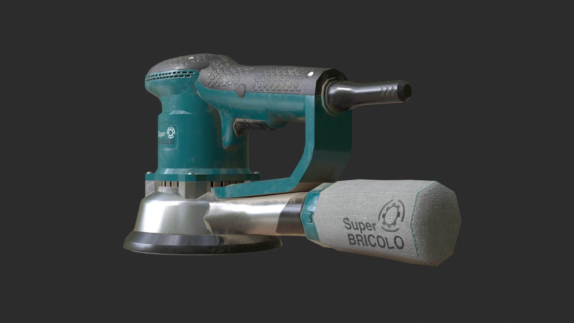 Eccentric Sander - 3D Model by KangaroOz 3D