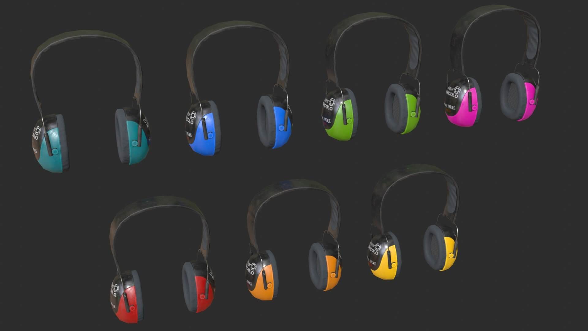 Hearing Protection - Earmuffs 3D Model by KangaroOz 3D