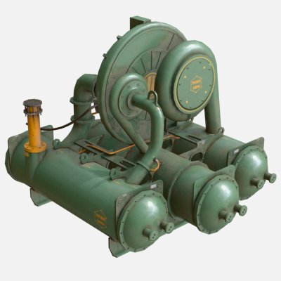 Industrial Compressor - 3D Model by KangaroOz 3D