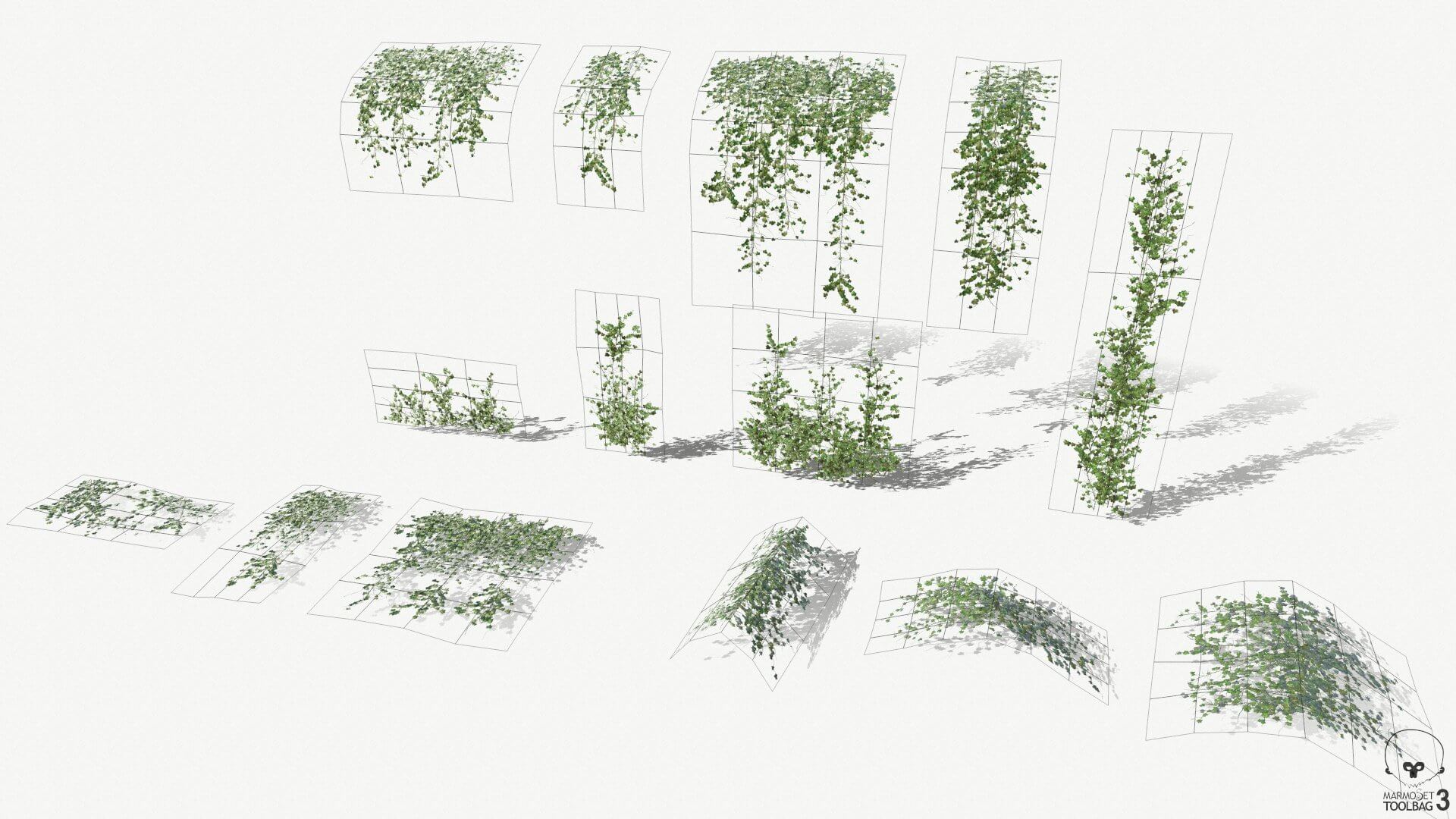 Ivy Modular Assets - 3D Model by KangaroOz 3D