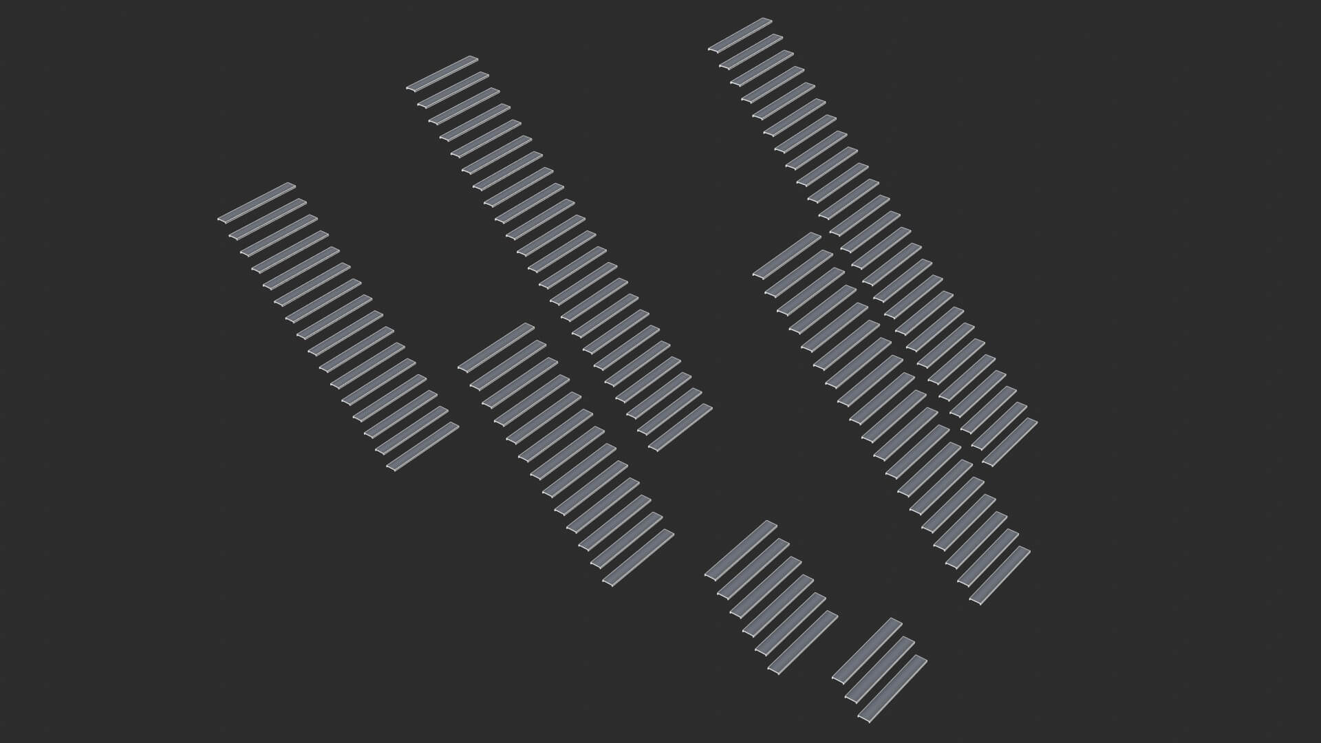 Modular Industrial Walkway - 3D Model by KangaroOz 3D