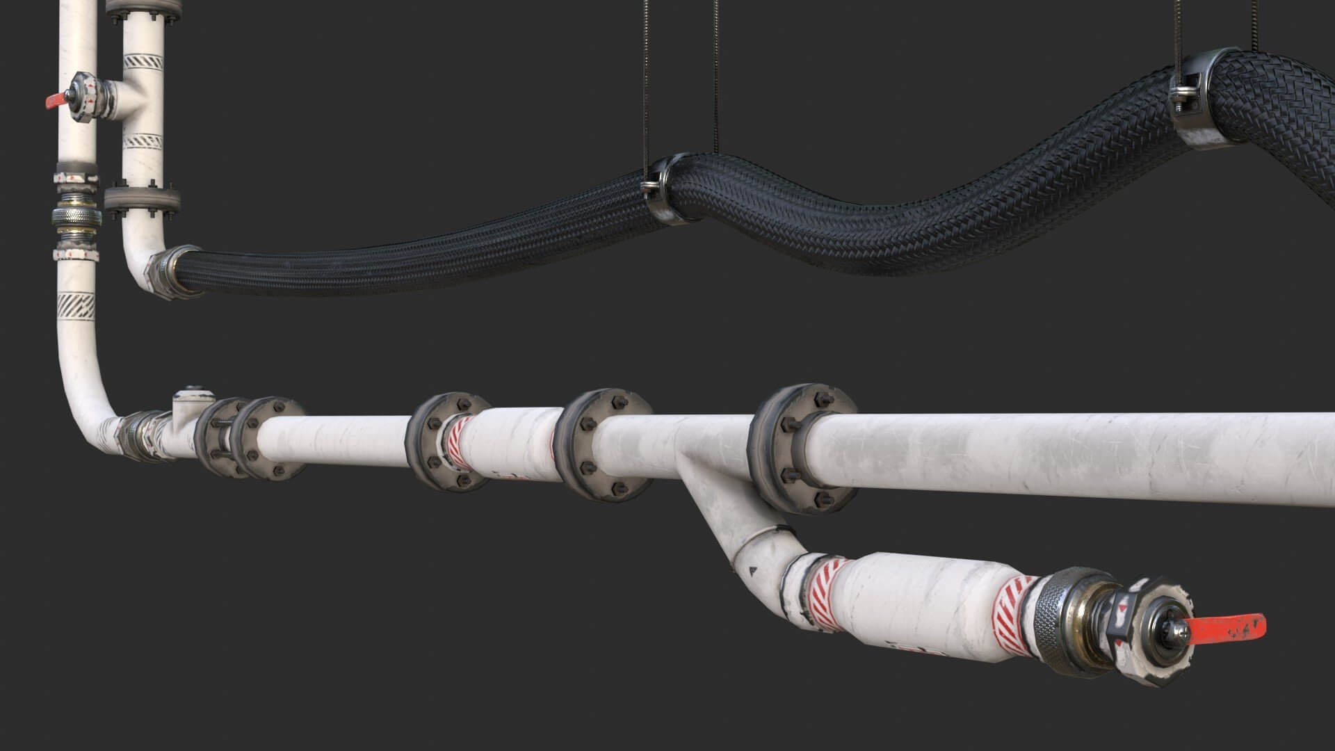 Modular Pipes - Sci-Fi Collection 3D Model by KangaroOz 3D