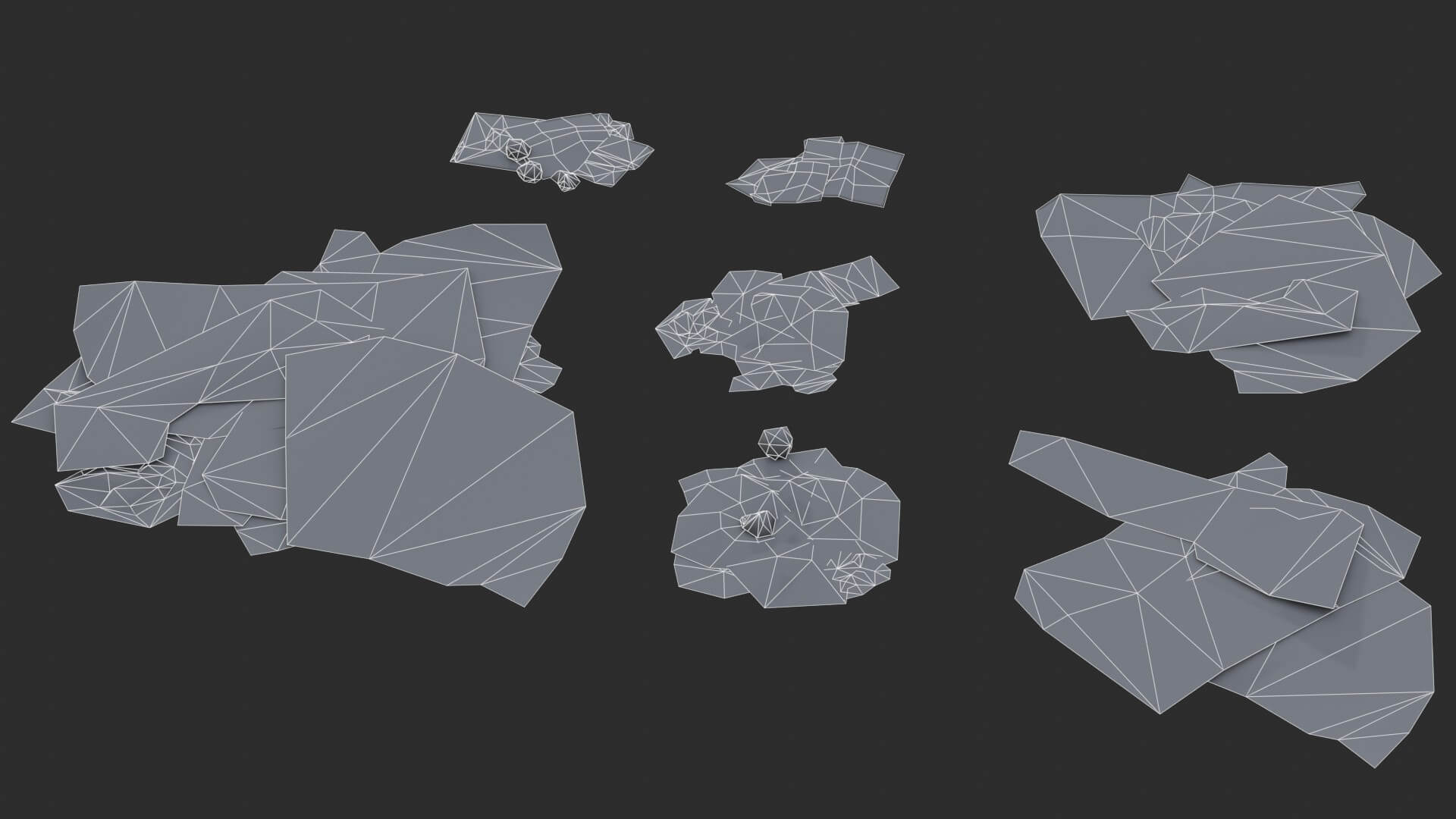 Paper Debris Set 1 - 3D Model by KangaroOz 3D