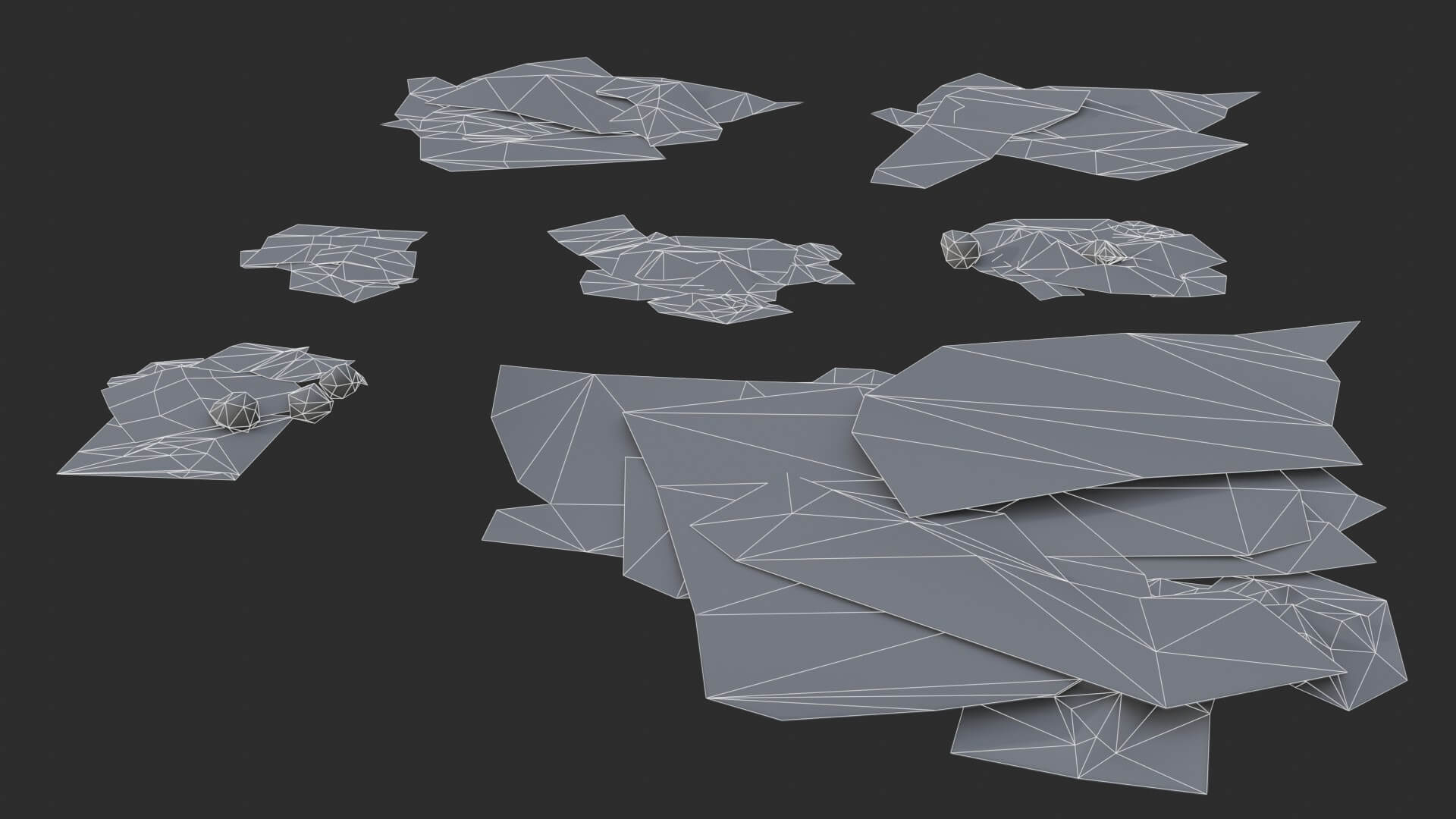 Paper Debris Set 1 - 3D Model by KangaroOz 3D