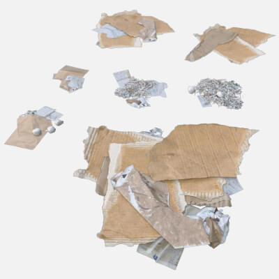 Paper Debris Set 1 - 3D Model by KangaroOz 3D