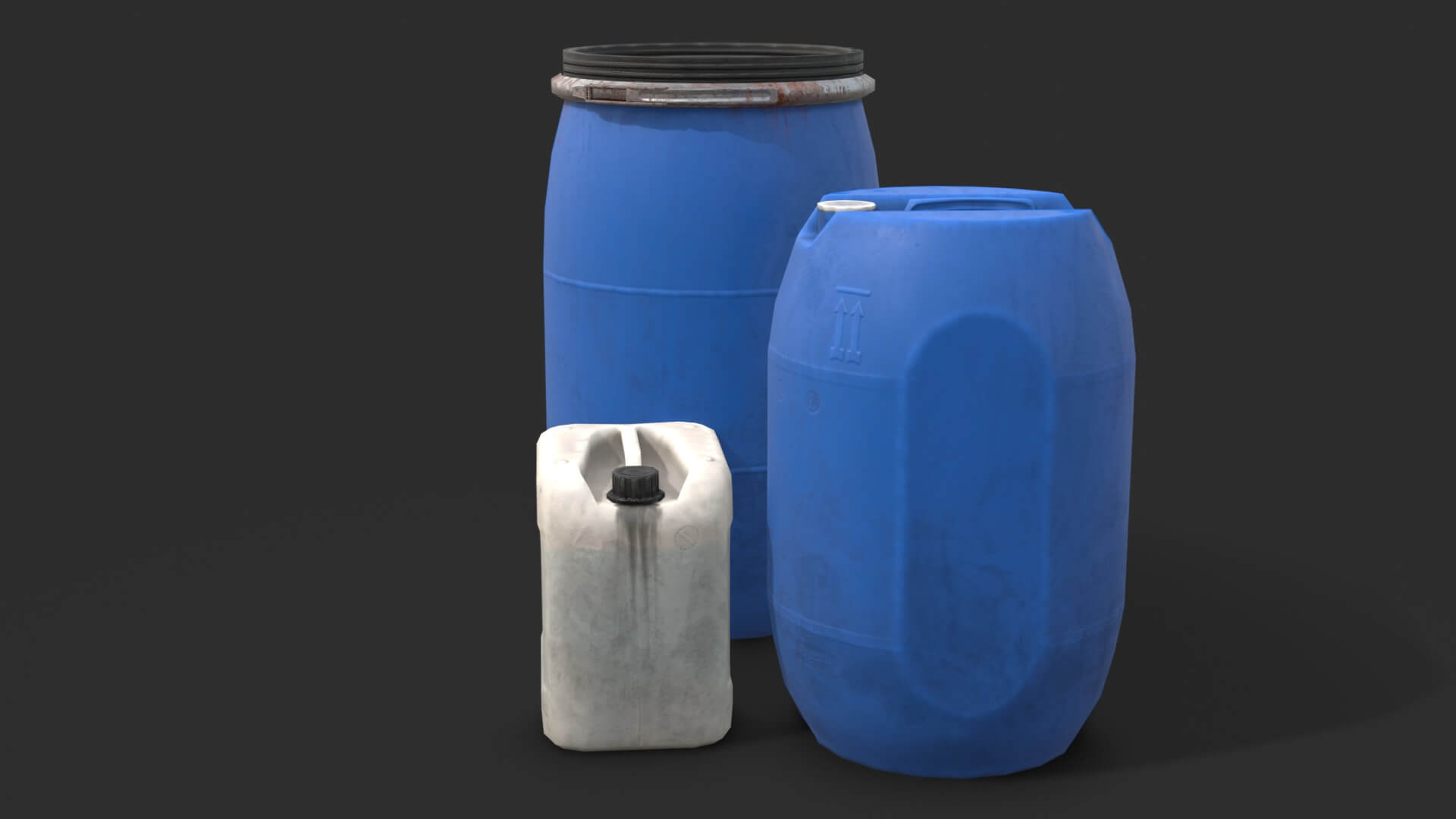 Plastic Containers Set 1 - 3D Model by KangaroOz 3D