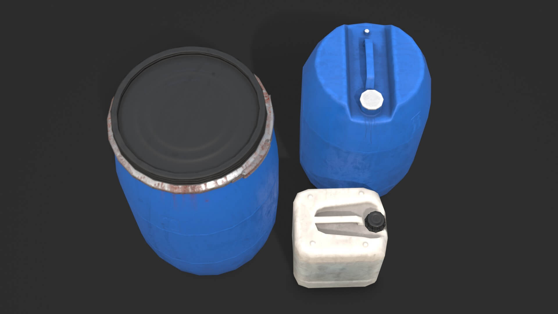 Plastic Containers Set 1 - 3D Model by KangaroOz 3D