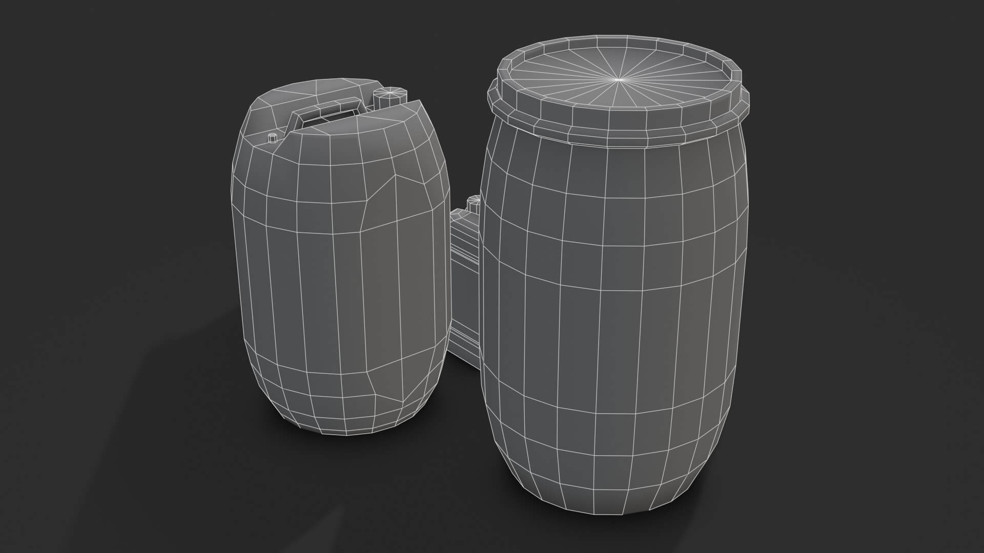 Plastic Containers Set 1 - 3D Model by KangaroOz 3D