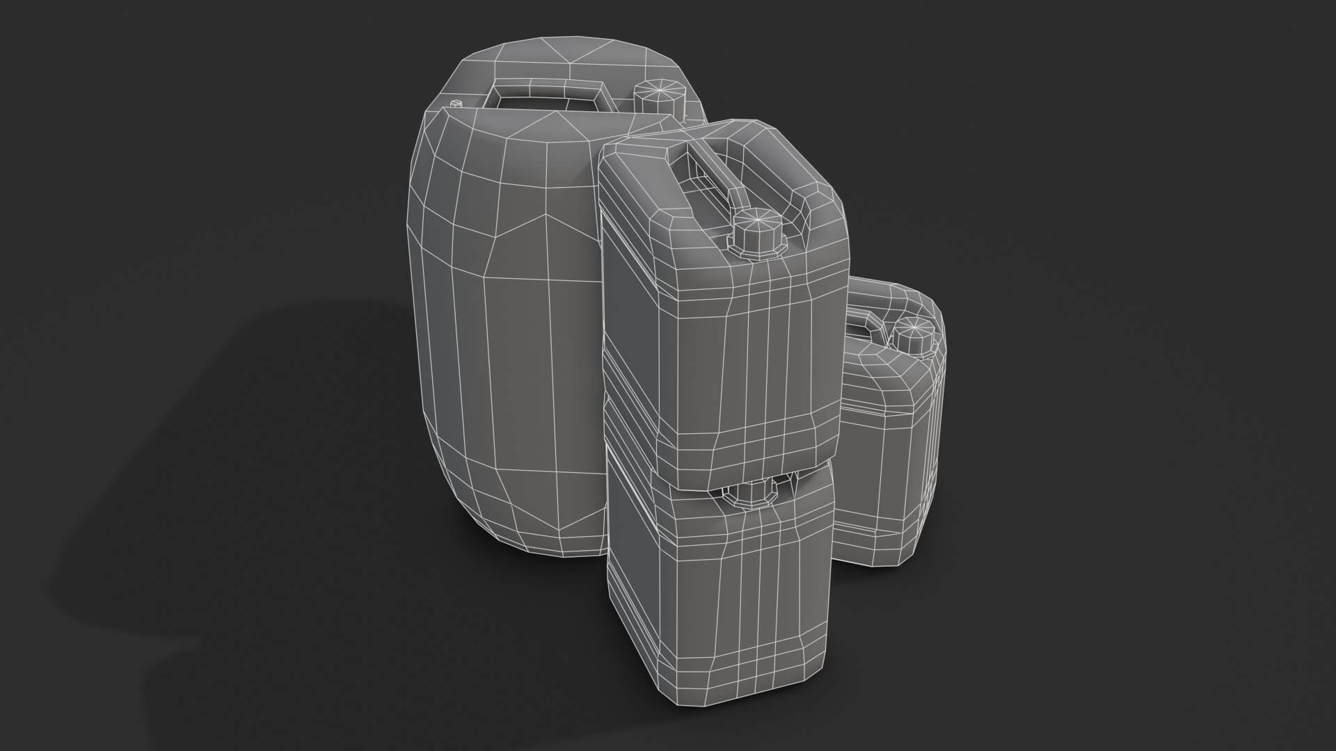 Plastic Containers Set 1 - 3D Model by KangaroOz 3D