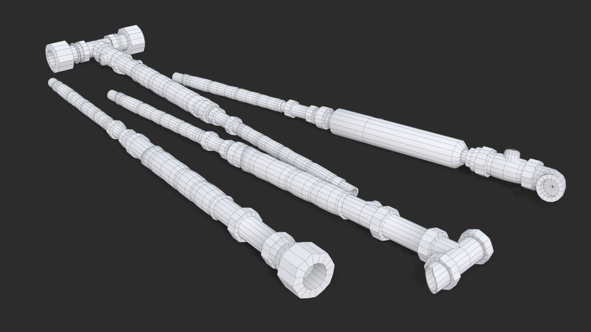 Plumbing Pipes Weapons Pack - 3D Model by KangaroOz 3D