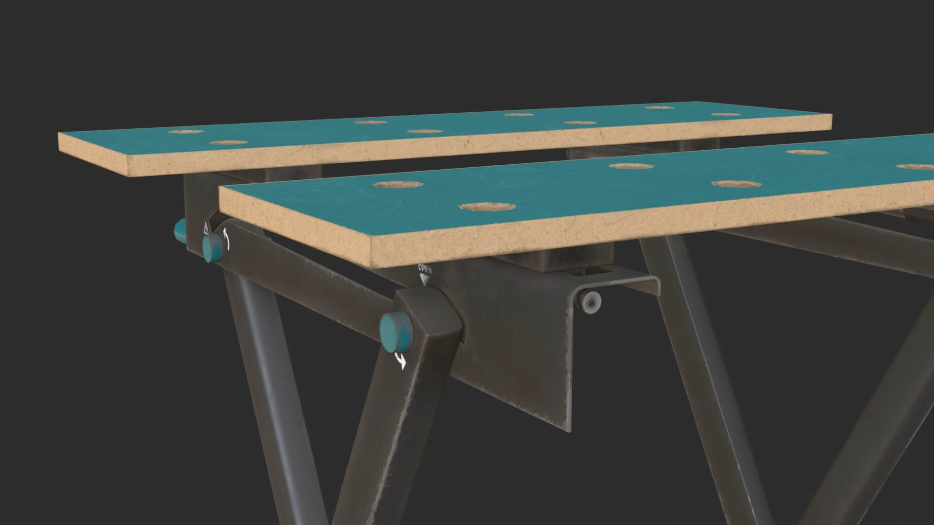 Portable Workbench - 3D Model by KangaroOz 3D