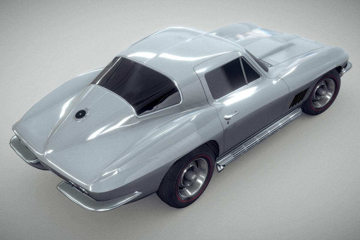 1967 Chevrolet Corvette - 3D Model by Kanistra Studio