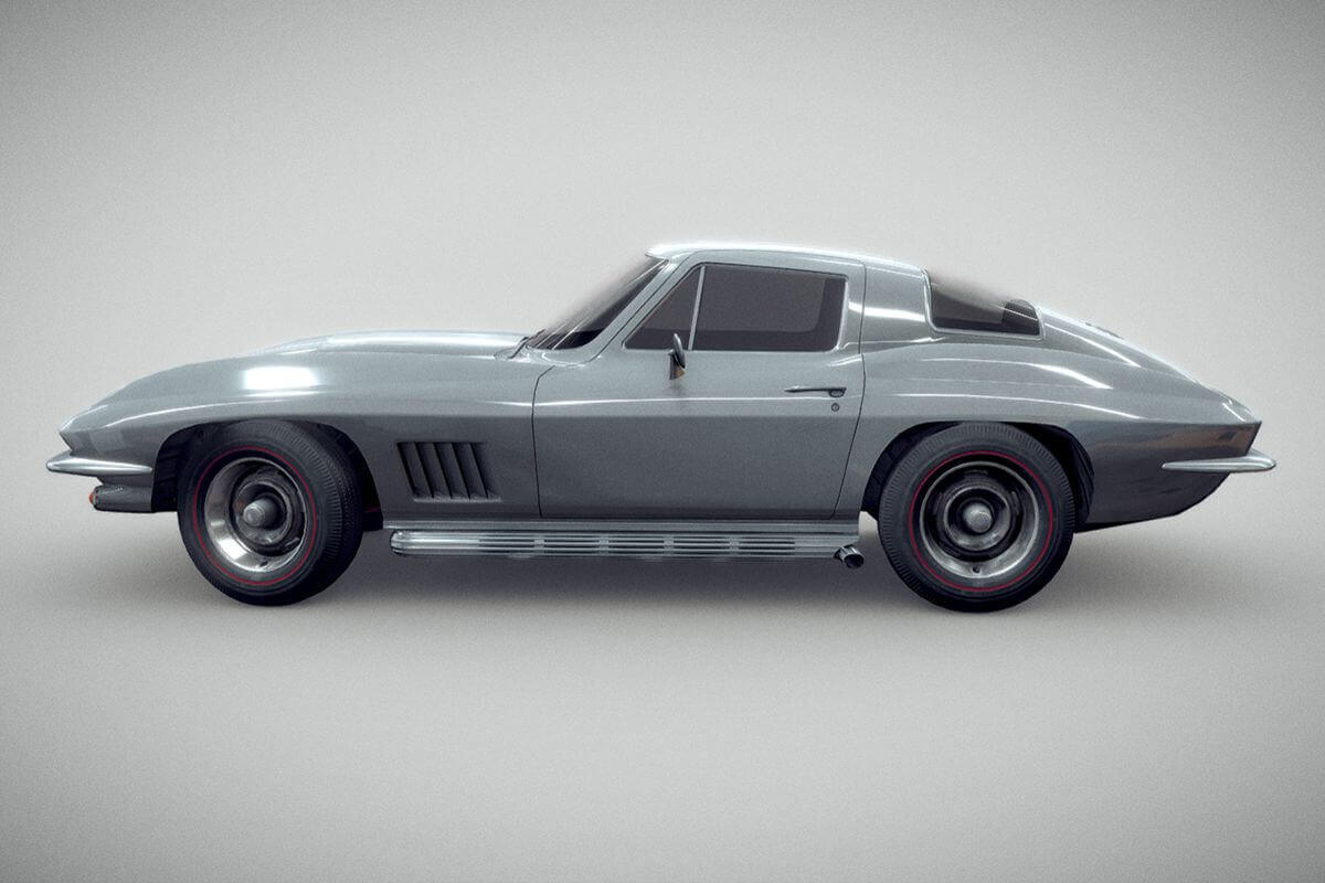 1967 Chevrolet Corvette - 3D Model by Kanistra Studio