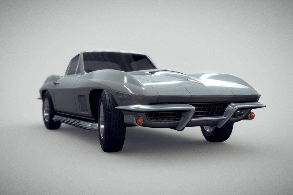 1967 Chevrolet Corvette - 3D Model by Kanistra Studio