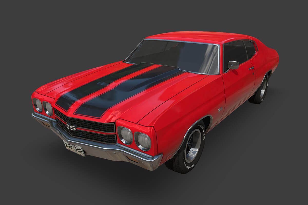 1970 Chevrolet Chevelle - 3D Model by Kanistra Studio