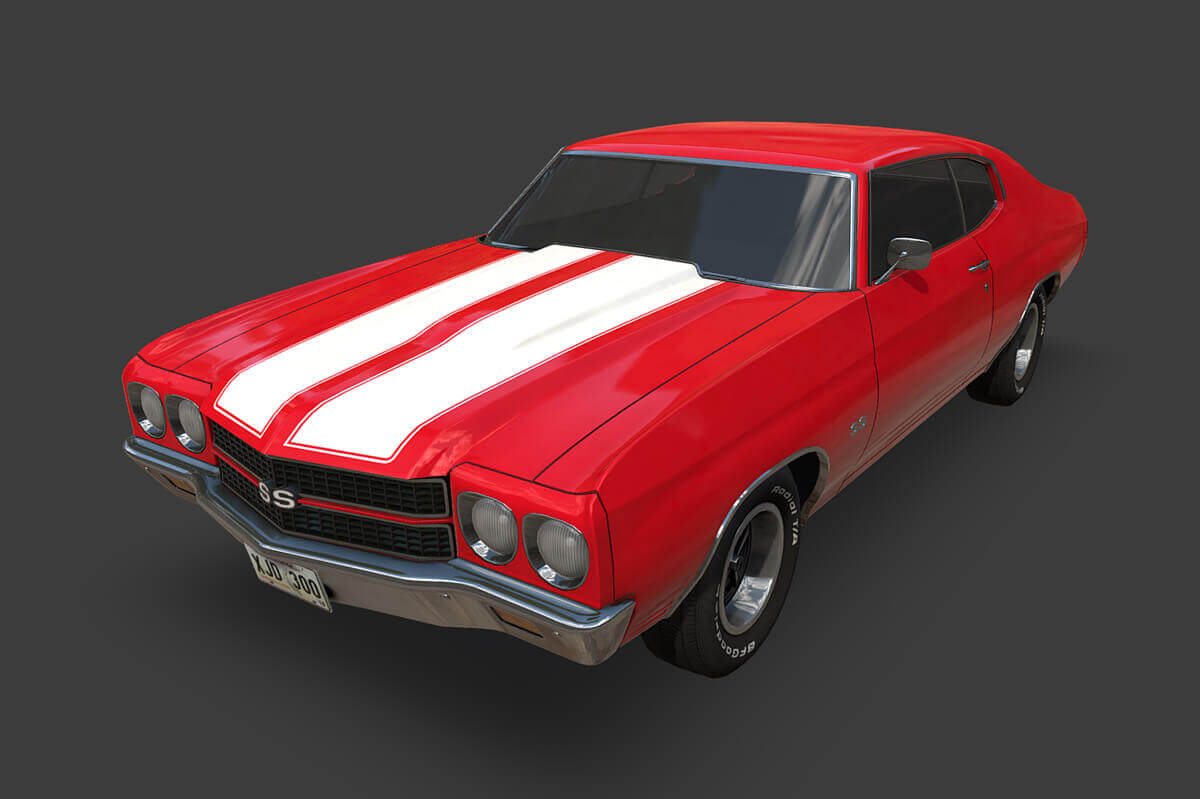 1970 Chevrolet Chevelle - 3D Model by Kanistra Studio
