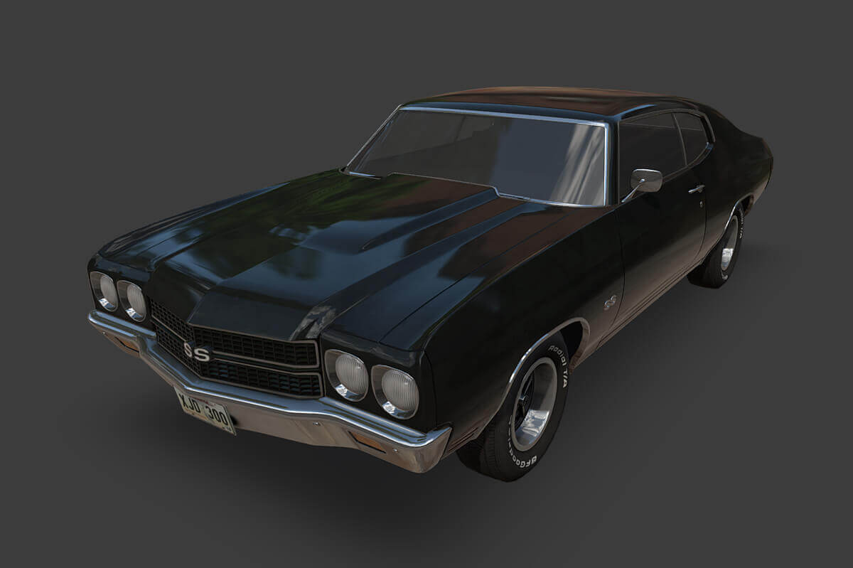 1970 Chevrolet Chevelle - 3D Model by Kanistra Studio