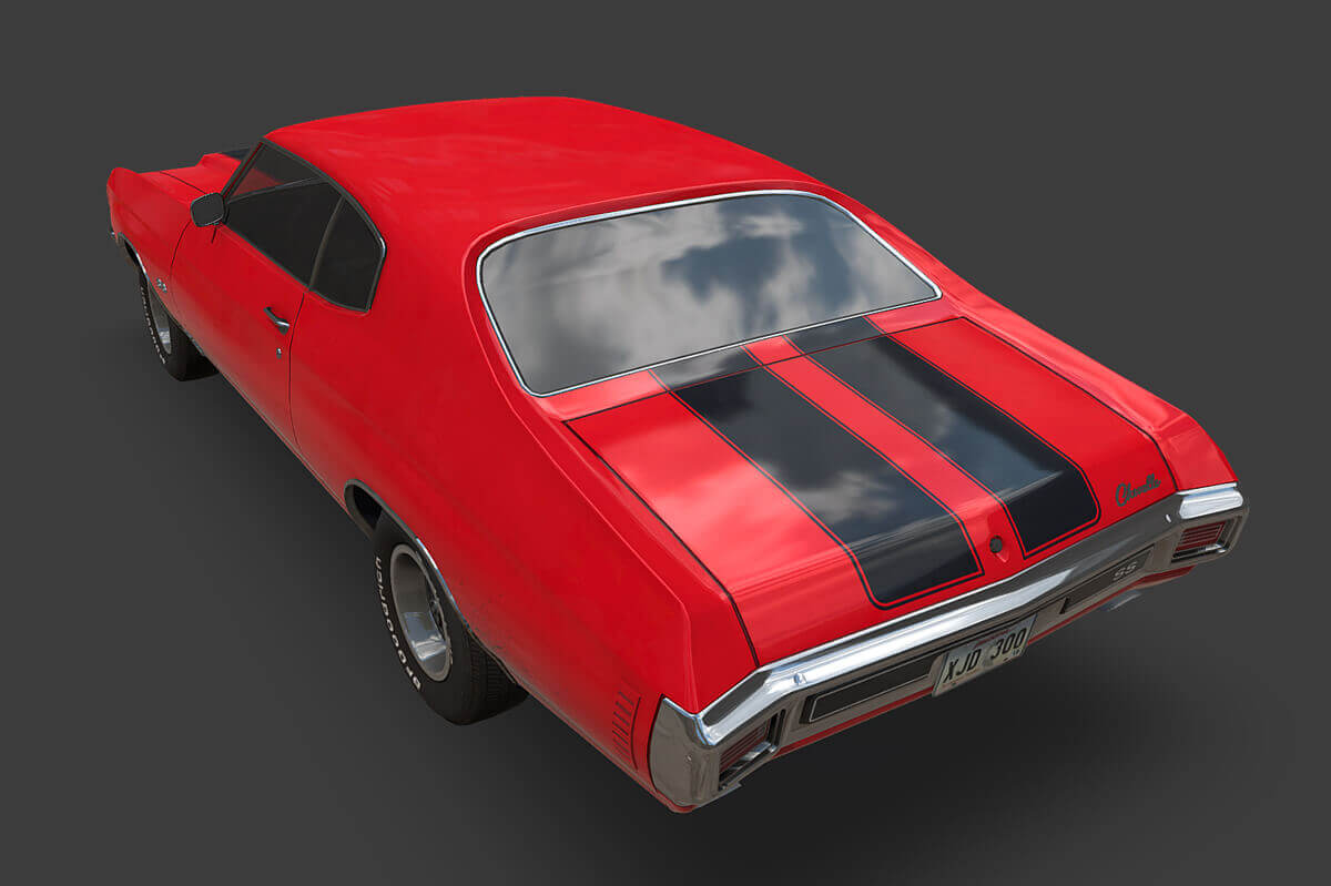 1970 Chevrolet Chevelle - 3D Model by Kanistra Studio