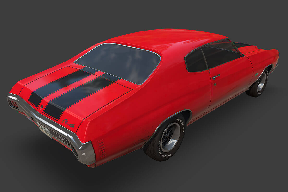 1970 Chevrolet Chevelle - 3D Model by Kanistra Studio