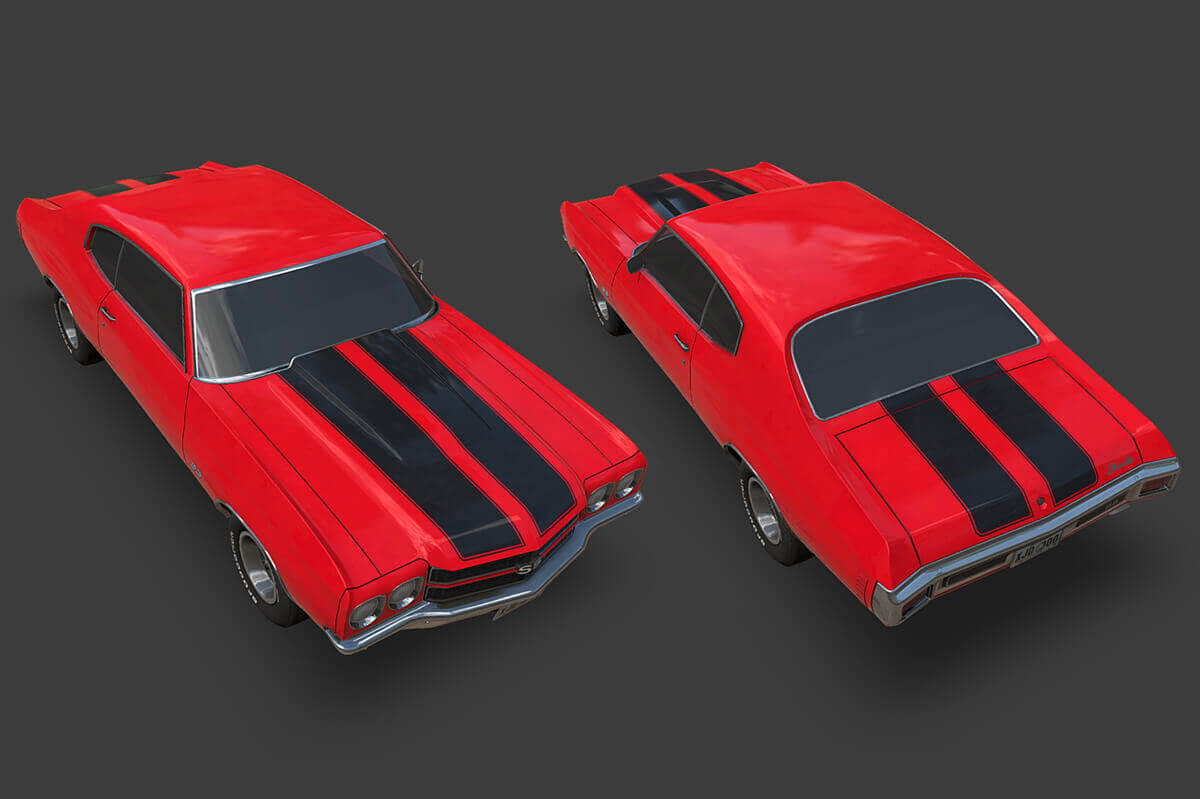 1970 Chevrolet Chevelle - 3D Model by Kanistra Studio