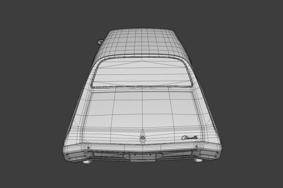 1970 Chevrolet Chevelle - 3D Model by Kanistra Studio