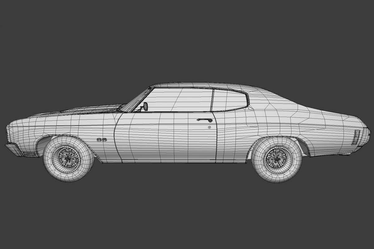 1970 Chevrolet Chevelle - 3D Model by Kanistra Studio