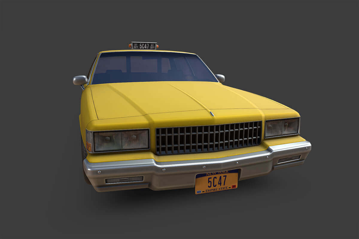 1989 Chevrolet Caprice New York Taxi - 3D Model by Kanistra Studio