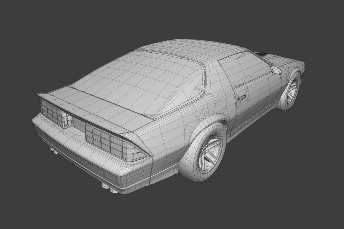 1990 Chevrolet Camaro - 3D Model by Kanistra Studio