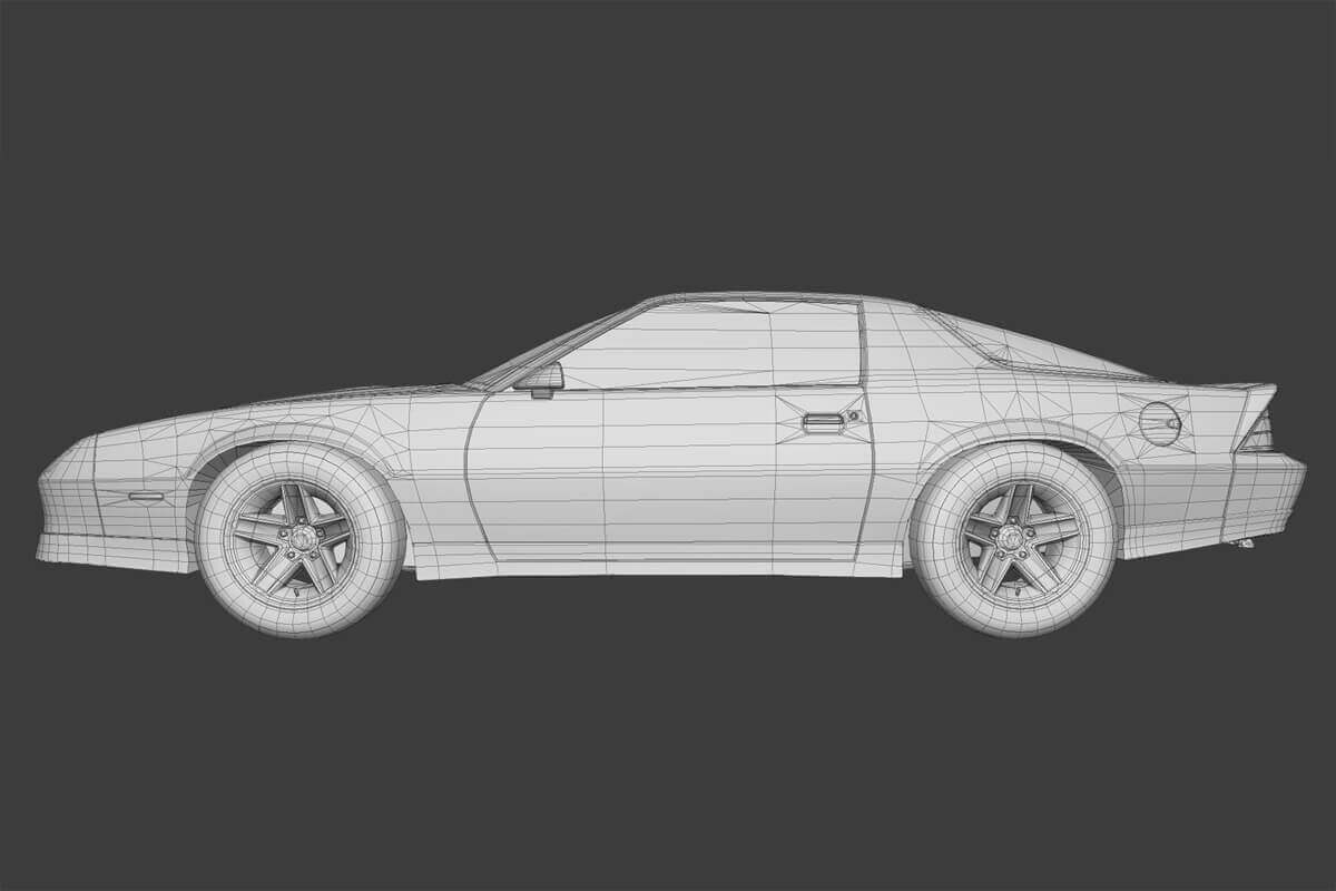 1990 Chevrolet Camaro - 3D Model by Kanistra Studio