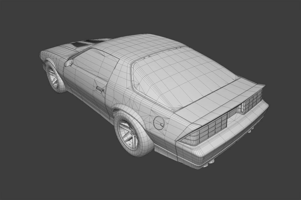 1990 Chevrolet Camaro - 3D Model by Kanistra Studio